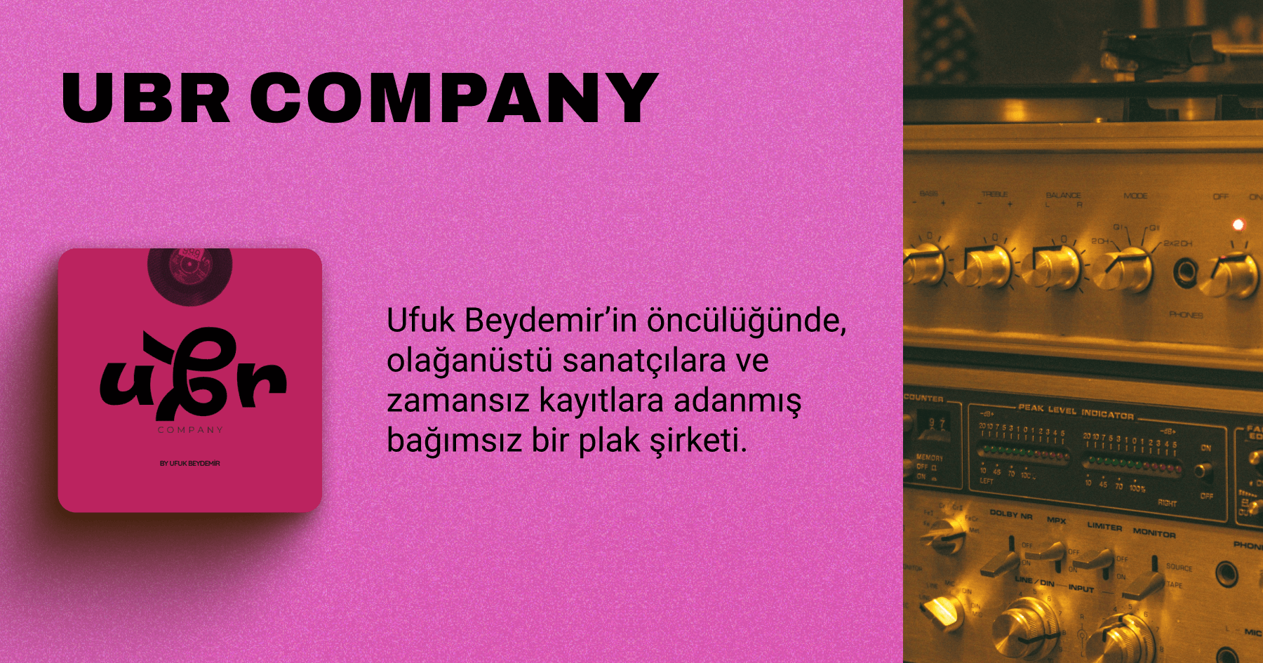 UBR Company | Bir Sonraki Favori Plağınızı Keşfedin